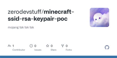Github Zerodevstuffminecraft Ssid Rsa Keypair Poc Mojang Tsk Tsk Tsk