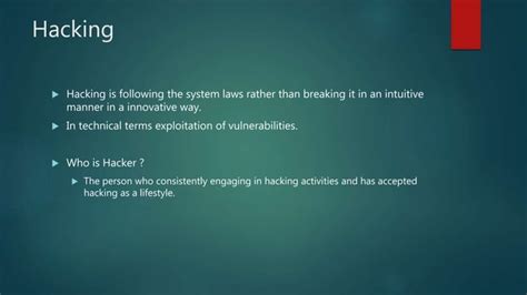 Ethical Hacking Ppt