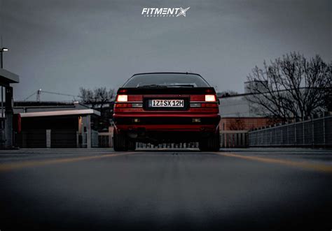 1988 Nissan 200sx Se With 16x75 Azev Type A And Continental 205x50 On Lowering Springs