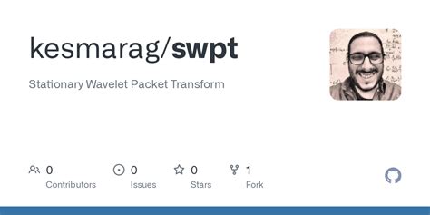 Github Kesmaragswpt Stationary Wavelet Packet Transform