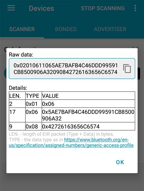 How To Set The Scan Response — Mbientlab