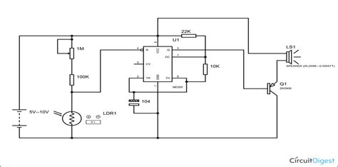Dark Detector Circuit Diagram