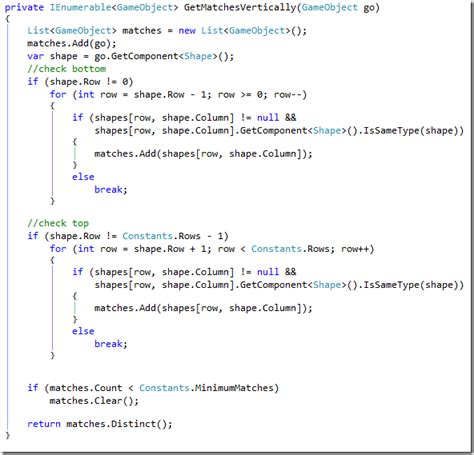Development Of Match Games Unity