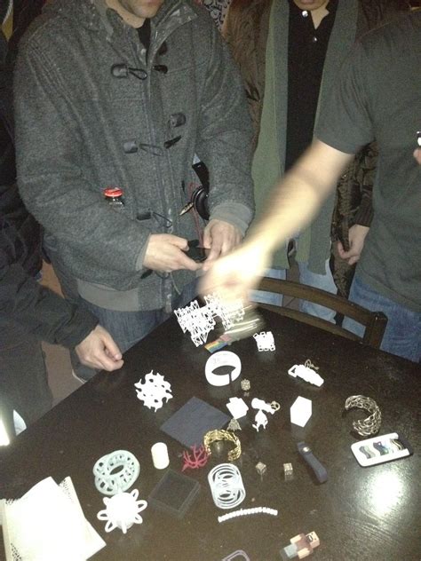 Shapeways Nyc Meetup Jan 2012 05 Examples From The Shapewa… Flickr