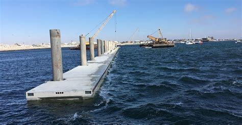 New Floating Wave Attenuator In Walvis Bay