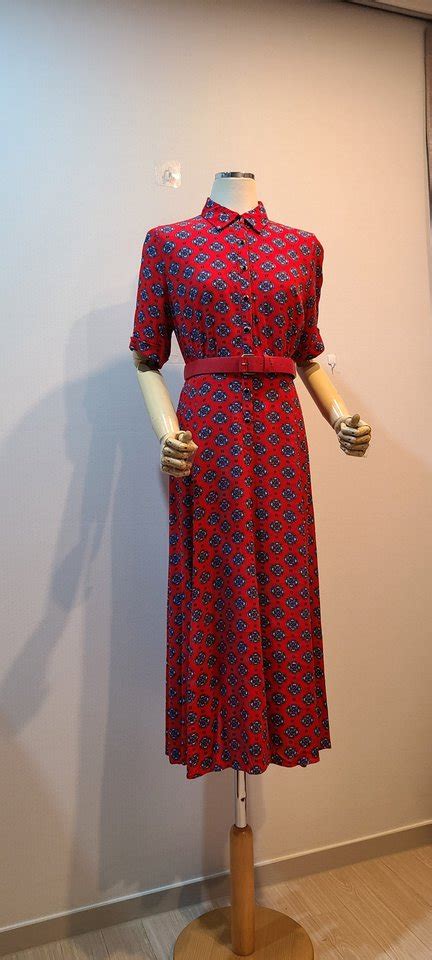 산드로 38사이즈 레트로스타일 롱원피스 헬로마켓