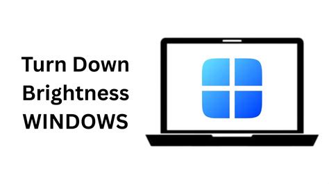 How To Turn Down Brightness On Pc Youtube