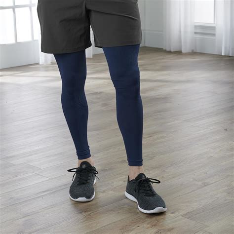 The Infrared Compression Leg Sleeve Hammacher Schlemmer