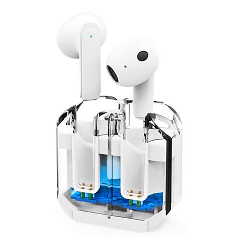 뉴클 Tws 블루투스 크리스탈 투명 이어폰 뉴클