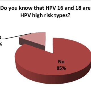 Knowledge About HPV High Risk Types Patients Knew About HPV HR Download Scientific