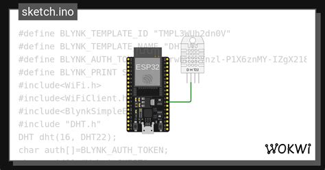 BLYNK DHT Wokwi ESP STM Arduino Simulator