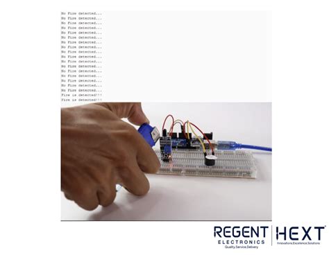 Interfacing Flame Sensor With Arduino Fire Detection Alarm System