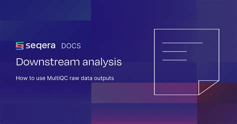 Downstream Analysis Seqera Docs