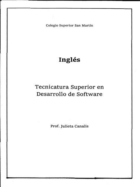 Apunte Inglés Software 2021 Pdf Computer Virus Operating System