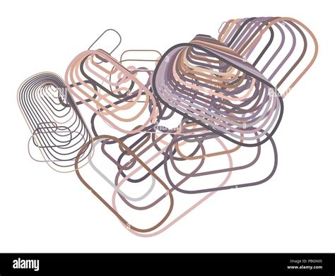 Abstract Conceptual Geometric Rounded Rectangle Pattern Good For Web Page Graphic Design