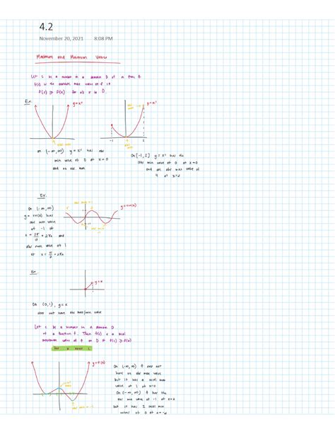 Calculus 1 Lecture Notes 42 Math 1171 Studocu