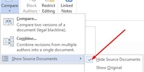Word Merge Comments And Changes From Multiple Documents Technipages