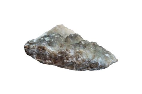 Colloform Habit Of Hemimorphite Stone Isolated On White Background Stock Image Image Of