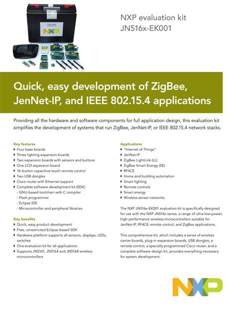 Pdf Quick Easy Development Of Zigbee Jennet Ip And Easy