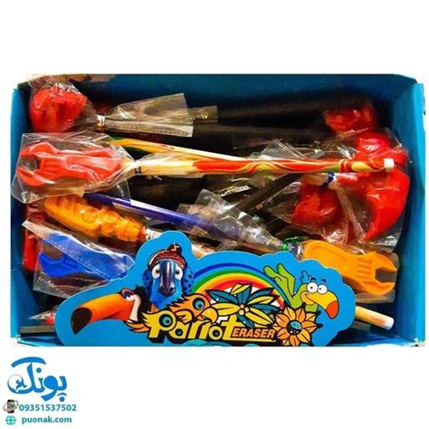 خرید و قیمت مداد و سرمدادی فانتزی دخترانه طرح پاکن کیف بسته ۱۰ عددی ترب