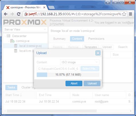 Upload Iso Ke Proxmox Ve Pt Proweb Indonesia