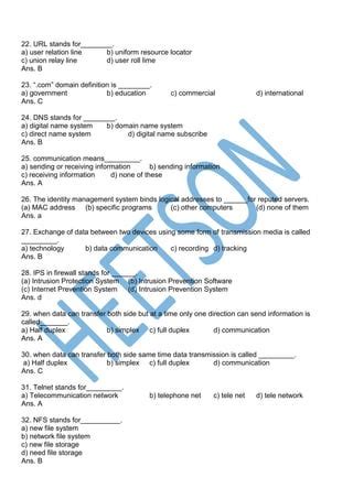 Computer Networking MCQ Network Topology Question PDF Computer Networking Computing
