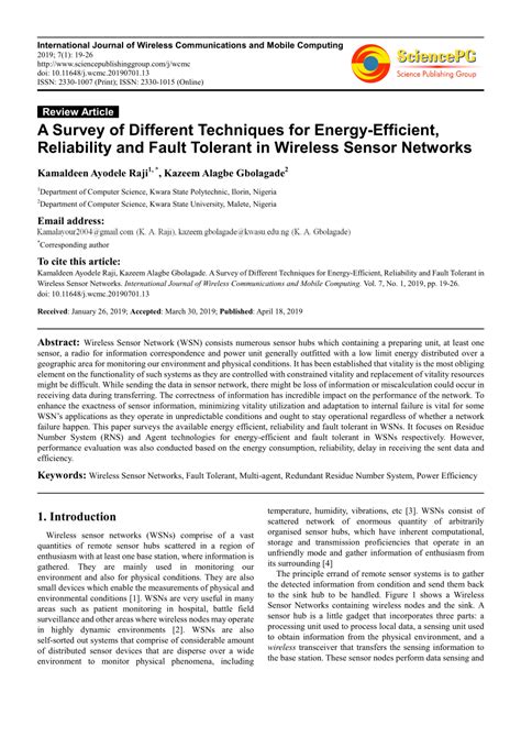 Pdf A Survey Of Different Techniques For Energy Efficient