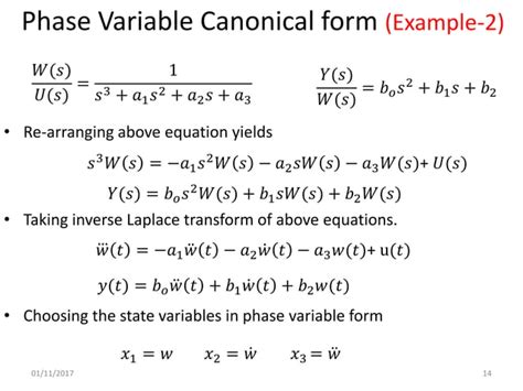 Lecture 14 State Space Canonical Forms Pdf