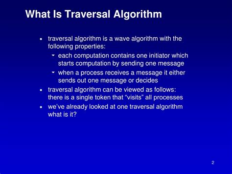 ppt traversal algorithms powerpoint presentation free download id