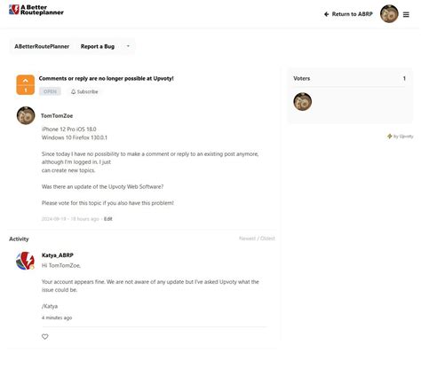 Comments Or Reply Are No Longer Possible At Upvoty Report A Bug A