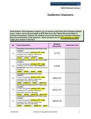Medical Coding Case Study Practice Course Hero