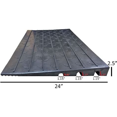 Rubber Threshold Ramps 25 Rise