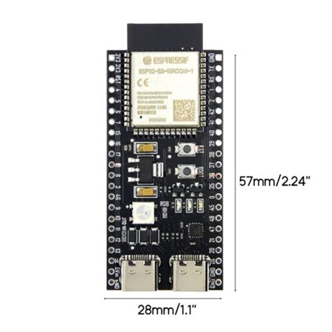 kraftfull esp32s3 devkitc 1 utvecklingskort wifi mikrokontroller