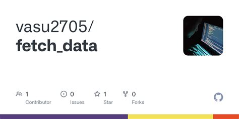 Github Vasu2705fetchdata