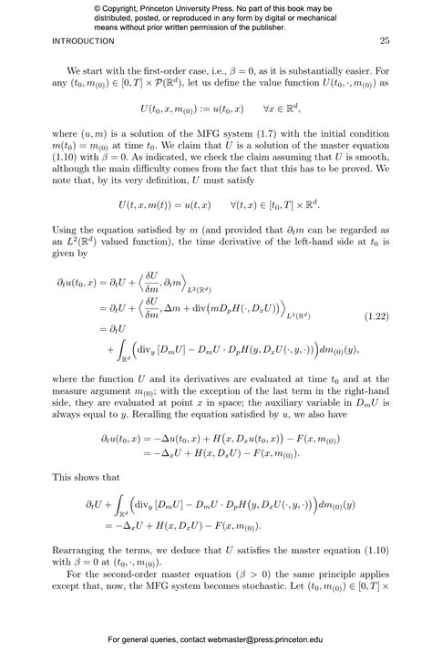 The Master Equation And The Convergence Problem In Mean Field Games Princeton University Press