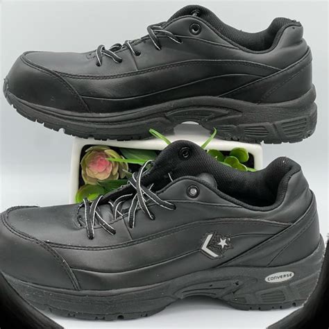 Converse Shoes Converse Stealth Composite Toe Work Shoes Black Oil