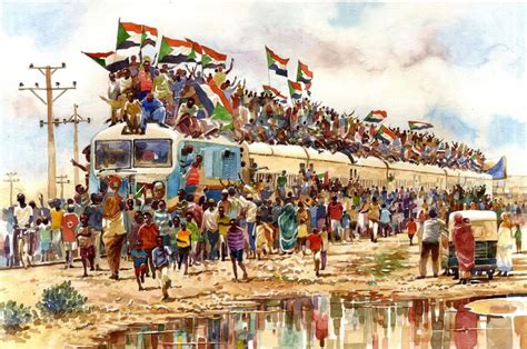 How Art Helped Propel Sudans Revolution Yemen Flag Urban Background