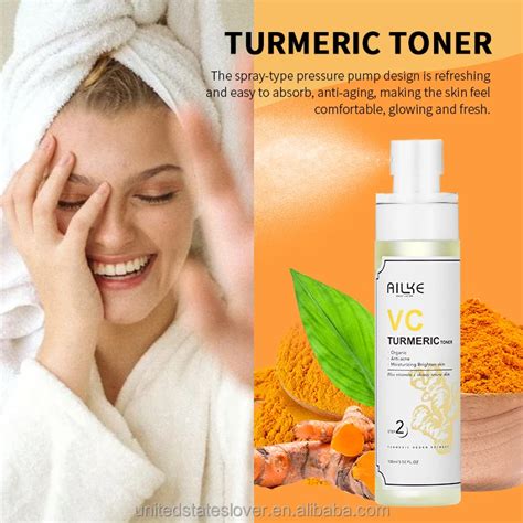 Turmeric Skincare Set Private Label Tumeric Acne Treatment Skin Care