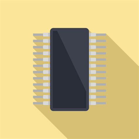Processor Technology Icon Flat Vector Cpu Circuit 14934785 Vector Art At Vecteezy