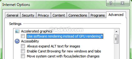 Tip Having Problems With Your Web Browser Disable Hardware