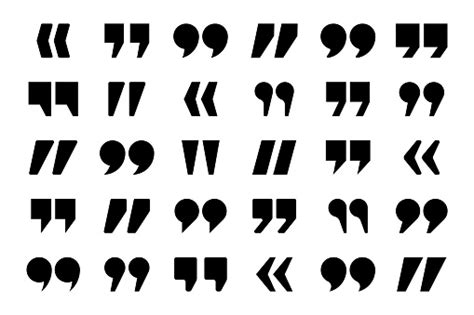 따옴표는 벡터 컬렉션을 표시합니다 따옴표 아이콘입니다 음성 마크 기호 Brand Name Online Messaging Platform에 대한 스톡 벡터 아트 및 기타