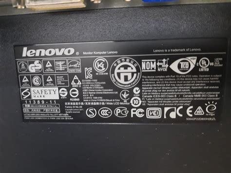 Lenovo Thinkvision Monitor Computers Tech Desktops On Carousell