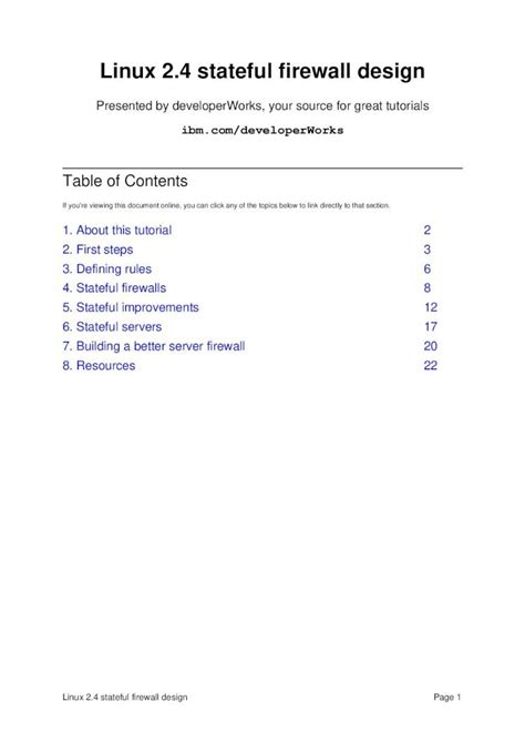 PDF Linux 2 4 Stateful Firewall Designploug22 Free Fr Doc L Fw A4 Pdf This Tutorial Shows