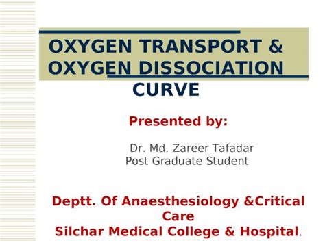 Ppt Physiology Of O2 Transport And O2 Dissociation Curve Dokumentips