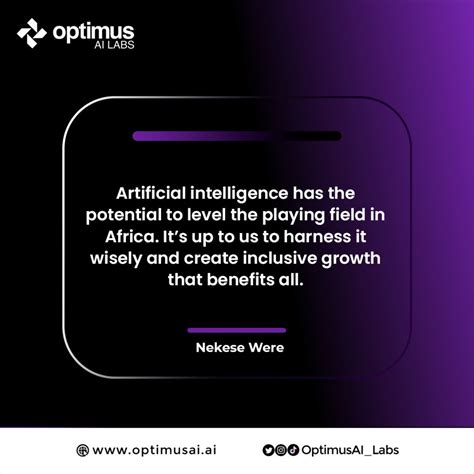 Optimusailabs Innovationforall Monday Aiinafrica Aiforafrica Aidevelopment