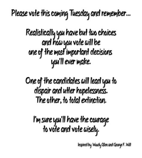 Quotes About Voting Wisely Quotesgram