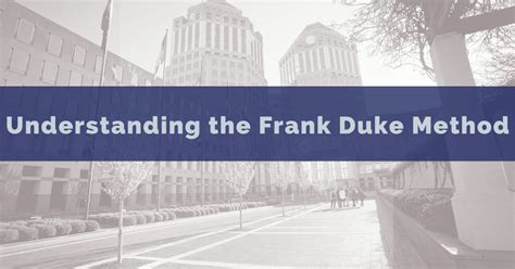 Viewpoint Understanding The Frank Duke Method Truepoint Wealth Counsel