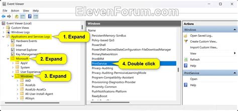 Enable Or Disable Print Logging In Event Viewer In Windows 11 Windows