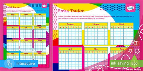 Colourful Period Tracker