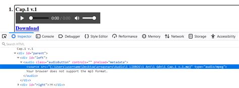 Javascript Meteor To Play Audio File Not In The Public Folder